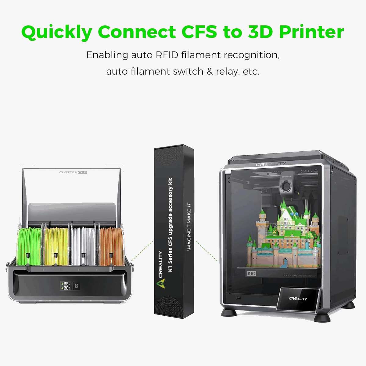 Creality CFS Accessory Kit - K1 Multi-Colour Printing – ZK Print