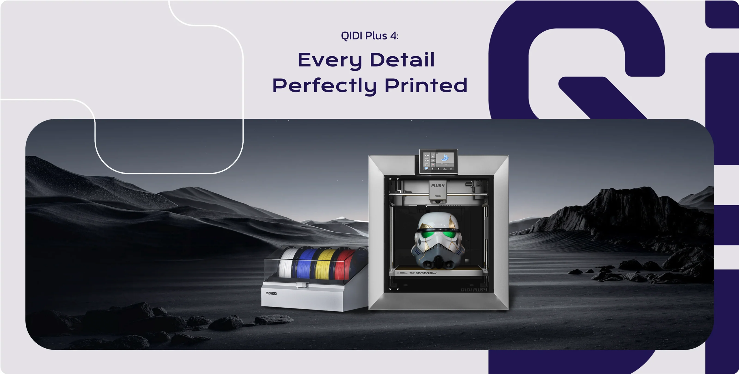 QIDI Box for X-Plus4 – Multi-Colour & Multi-Filament Printing Upgrade ...