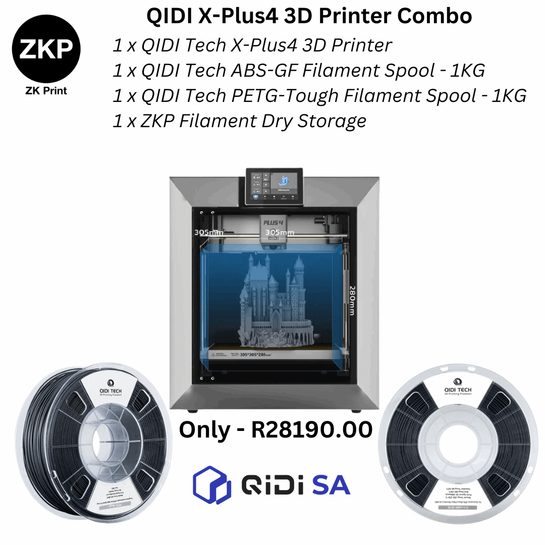 QIDI X-Plus4 3D Printer Combo - High-Speed, Precision & Durability – ZK ...